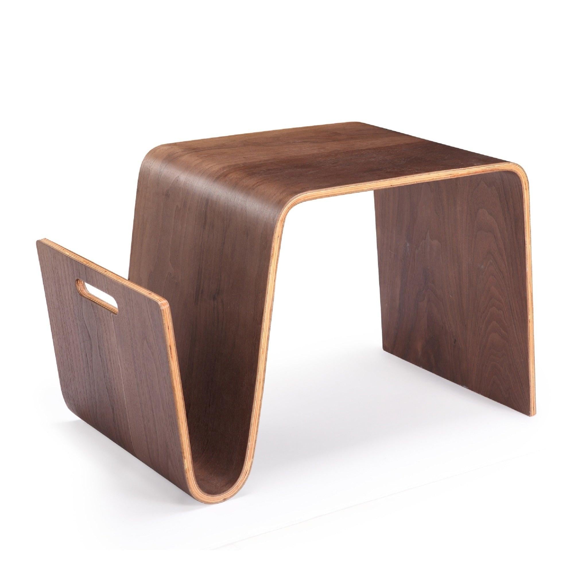 Brookside Walnut End Table - Mid-Century Modern – Groovy Boardz